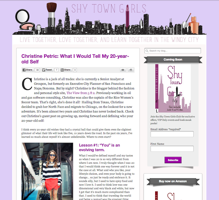 shy town girls | The View From 5 Ft. 2